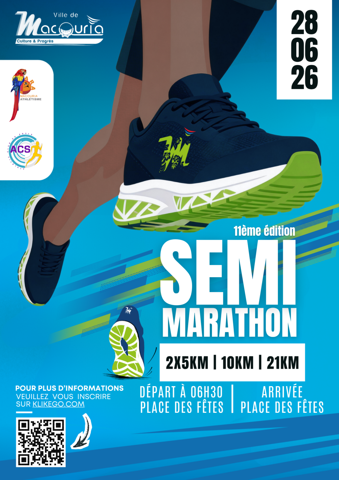 🏃🏽‍♀️🏃🏽‍♂️ Rejoignez-nous pour la 11ème édition du Semi-Marathon de ...